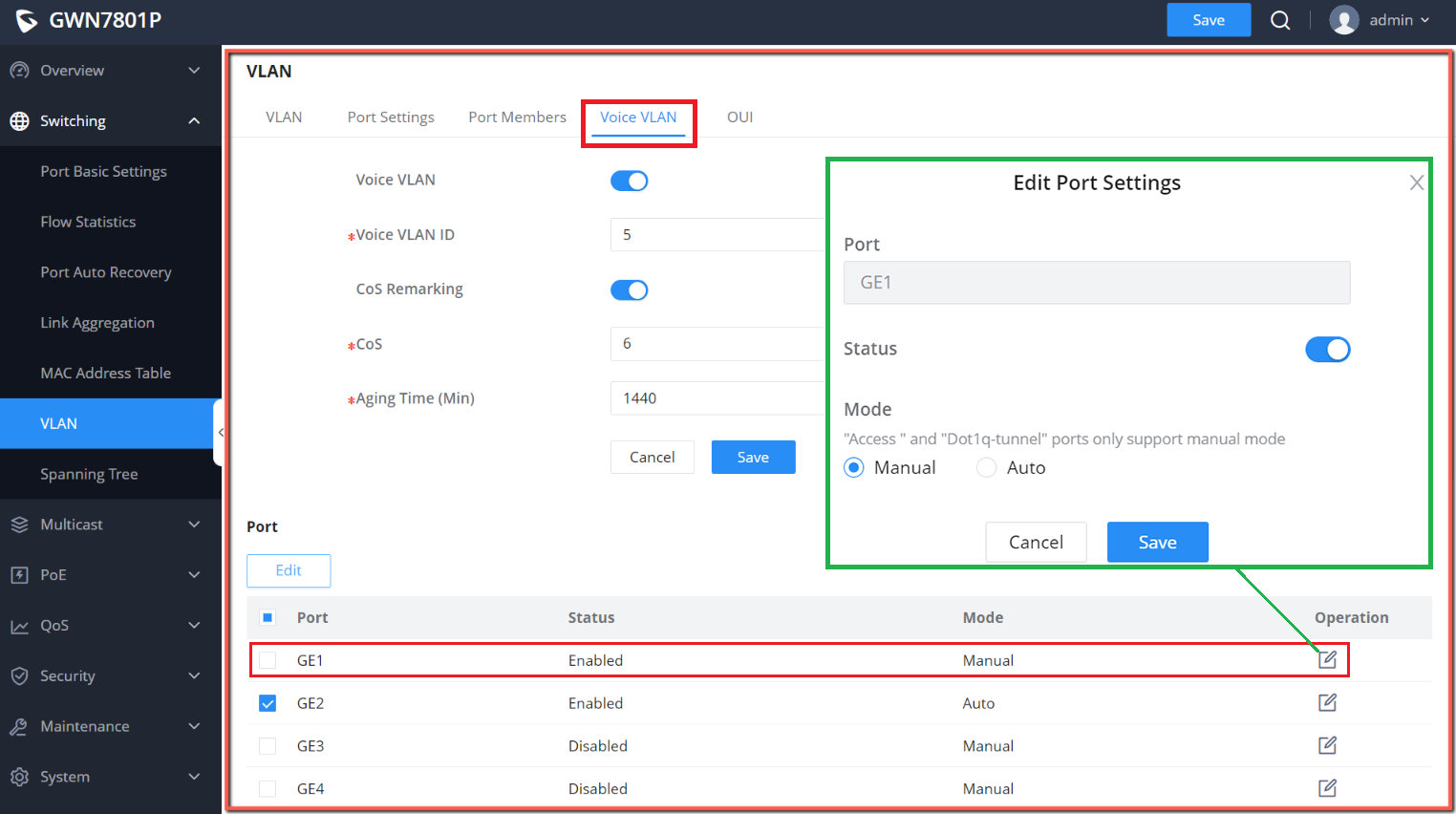 How to create VLANs with Grandstream GWN7800 series switches